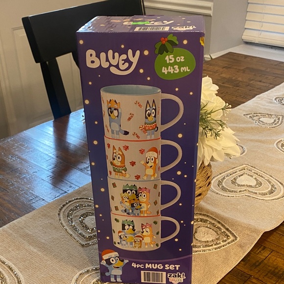 Bluey | Other | Bluey 4pc Mug Set Multicolor | Poshmark